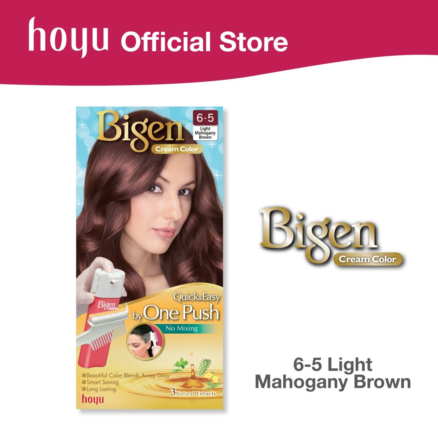 Bigen Cream Color 6-5 Light Mahogany Brown – Hoyu